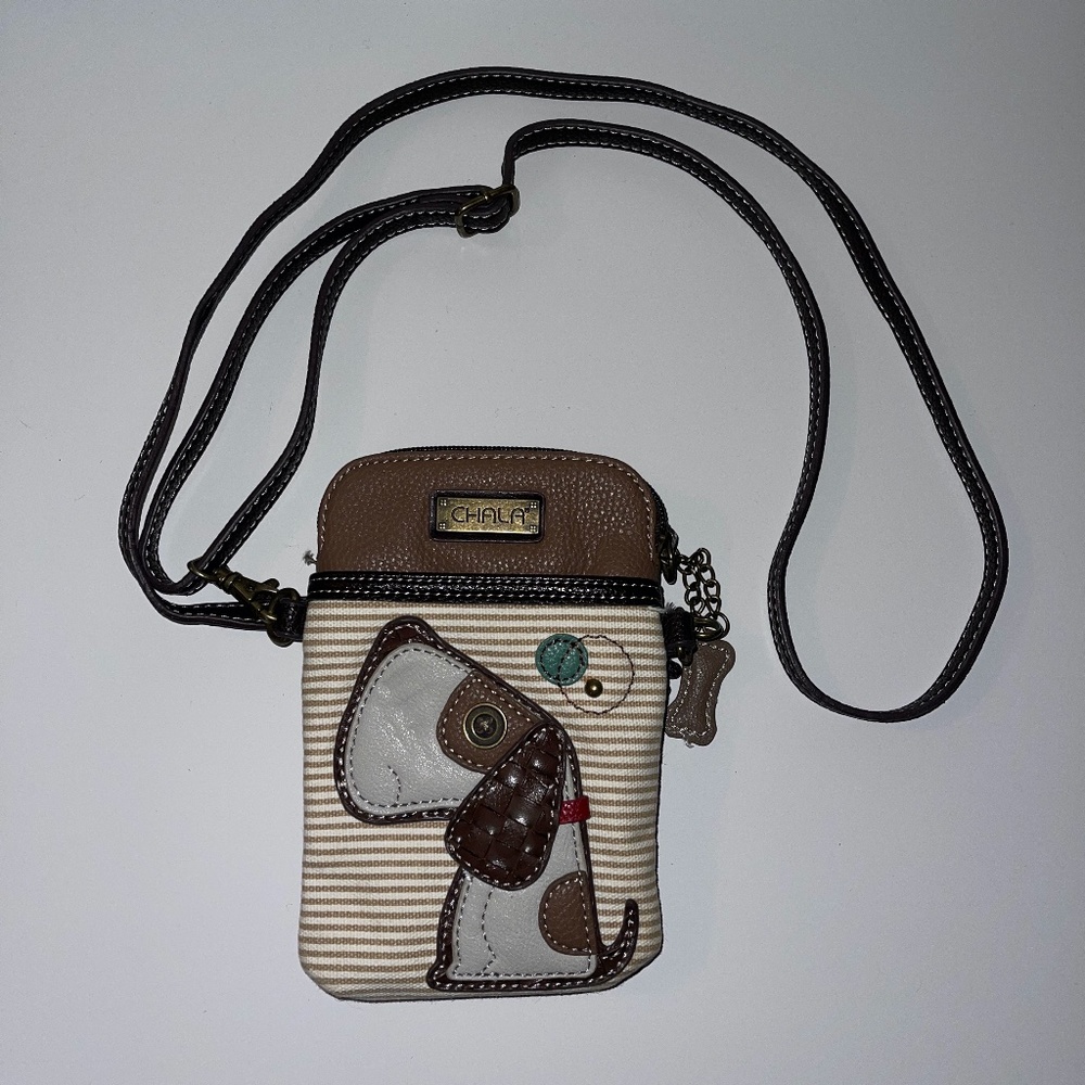 Chala Beagle Basset Hound Puppy Dog Cell Phone Purse - Gem